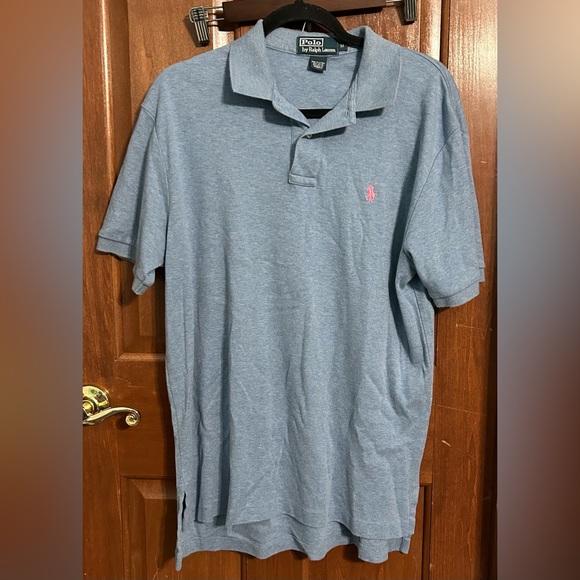 Polo Ralph Lauren | Shirts | Polo By Ralph Lauren Light Blue Polo Shirt ...